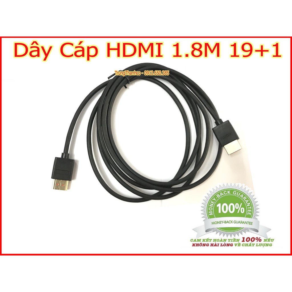 Dây Cáp HDMI 1.8M 19+1 Xịn | Shopee Việt Nam