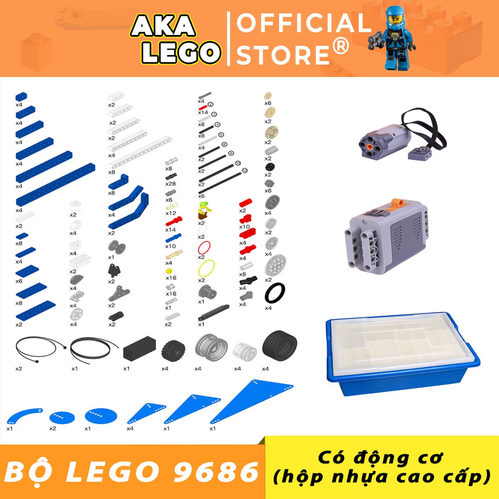 LEGO 9686 KỸ SƯ CƠ KHÍ ĐỒ CHƠI GIÁO DỤC PHÁT TRIỂN TƯ DUY LEGO TECHNIC ...