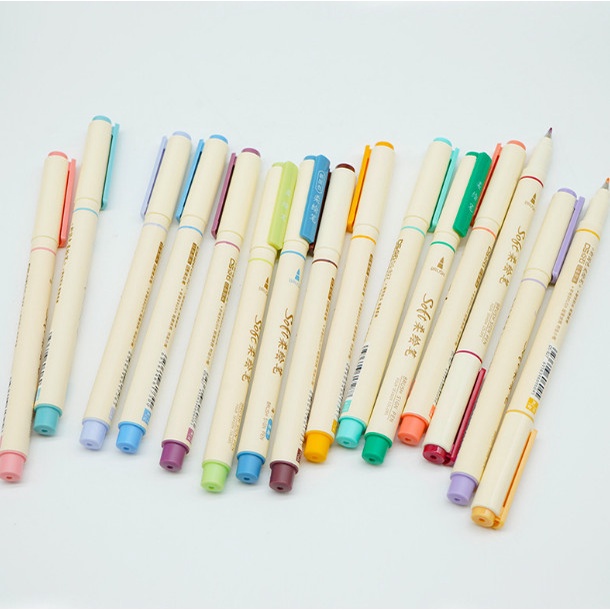 [Sẵn] Bút Calligraphy Soft Brush Sign Pen Set 3 và 12 Màu WINZIGE ...
