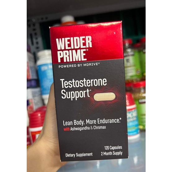Viên uống Weider Prime Testosterone support For Men 120 viên của Mỹ ...