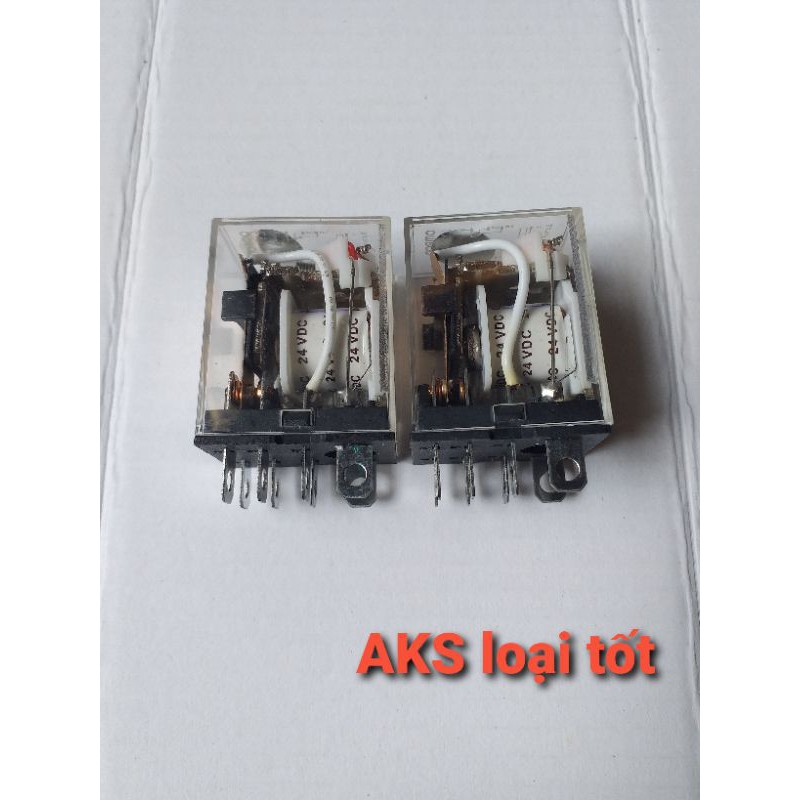 COMBO 2 CÁI RELAY RỜ LE COIl 24VDC 8 PIN 10A | Shopee Việt Nam