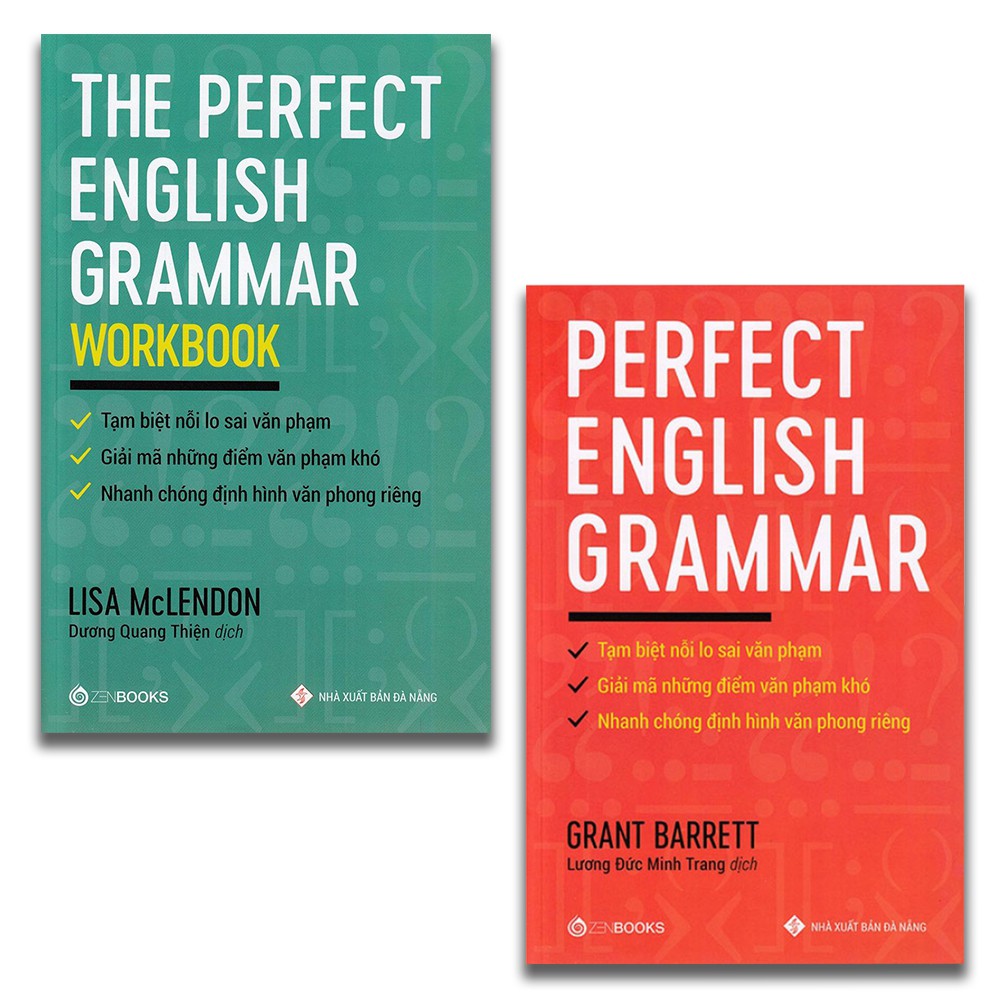 Sách - Combo 2 cuốn The Perfect English Grammar - Guidebook & Work Book ...