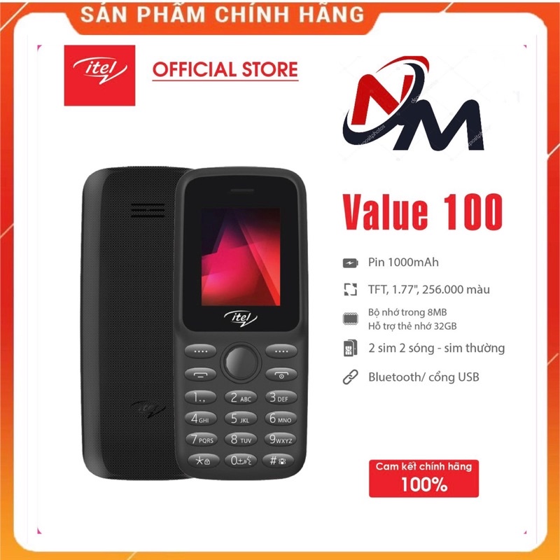 Điện thoại itel value 100 - hàng chính hãng | Shopee Việt Nam