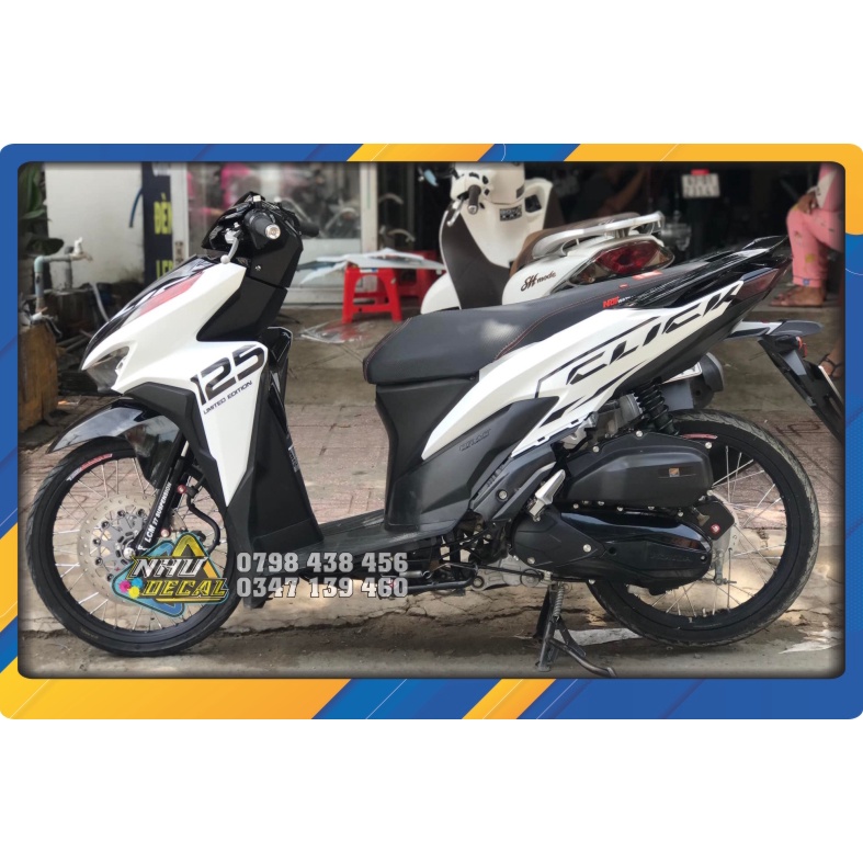 Tem rời Vario tem Click 125/150 đen đơn giản - 01 | Shopee Việt Nam