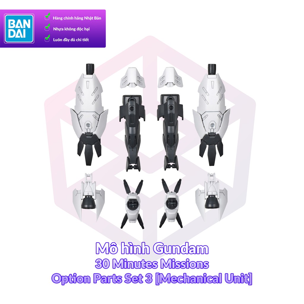Phụ kiện Mô hình Bandai 30MS Option Parts Set 3 [Mechanical Unit] 1/144 ...