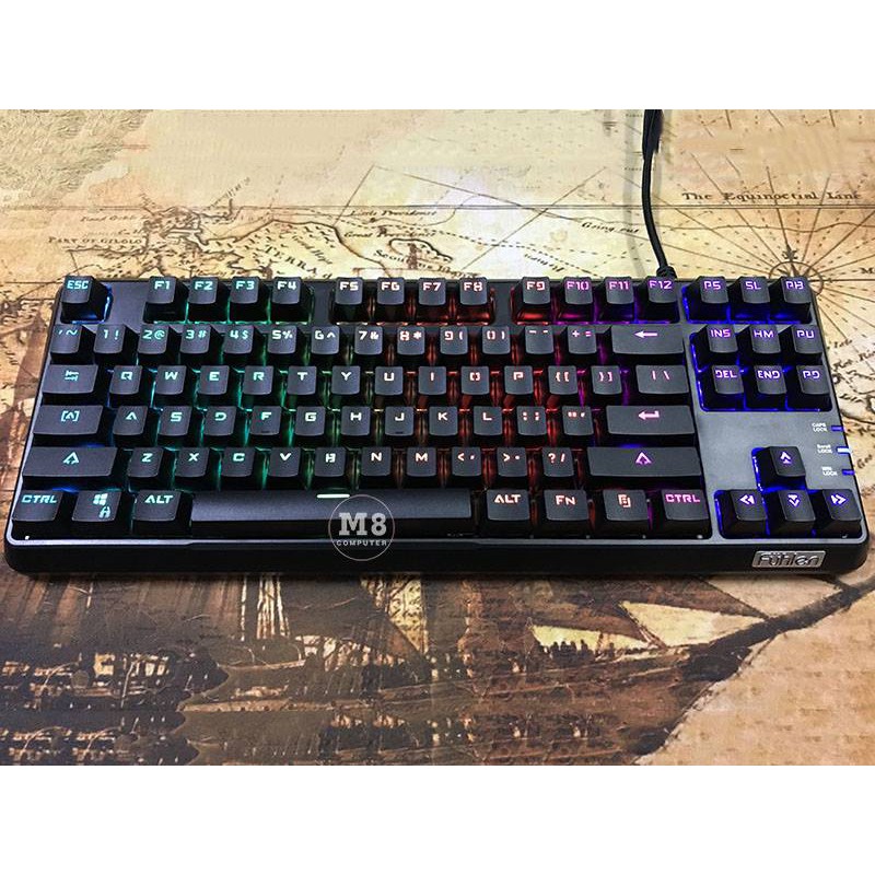 Bàn phím cơ Fuhlen M87S TKL 87 Key - RGB - Blue Switch | Shopee Việt Nam
