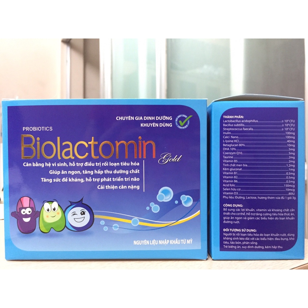 CỐM VI SINH BIOLACTOMIN GOLD - CÂN BẰNG HỆ TIÊU HÓA ĐƯỜNG RUỘT - CHỐNG ...