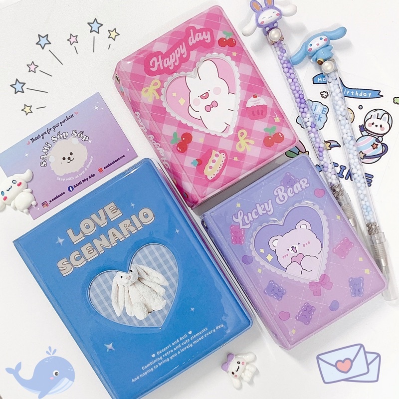 [Tổng hợp] Collect book - Album đựng ảnh mini đáng yêu - Sổ đựng card ...