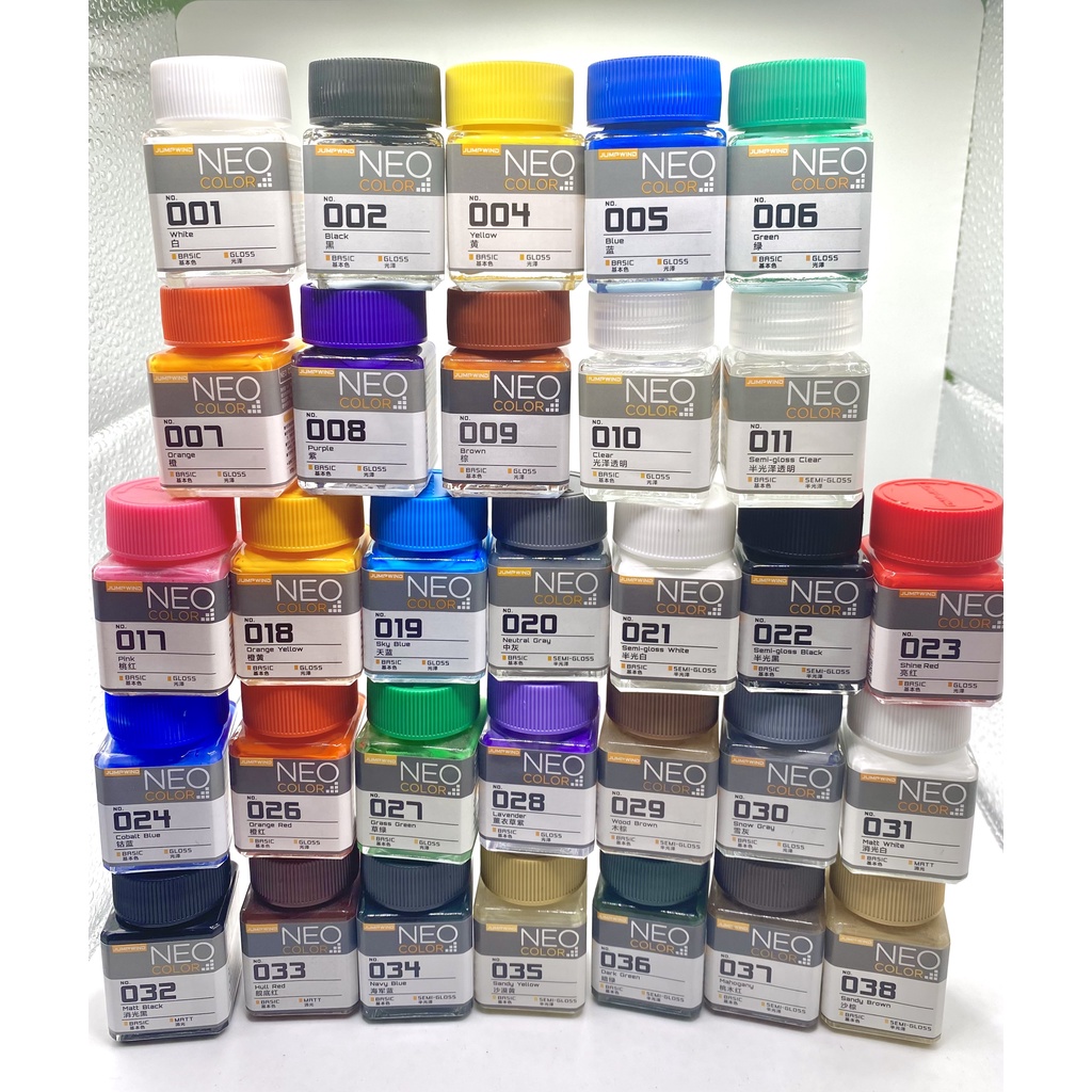 Sơn NEO COLOR SERIES JUMPWIND - Sơn mô hình - Dụng cụ mô hình | Shopee ...