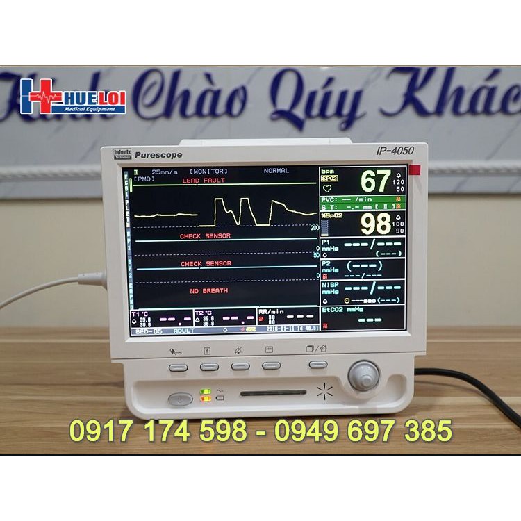 Máy theo dõi bệnh nhân 5 thông số INFUNIX IP- 4050 | Shopee Việt Nam
