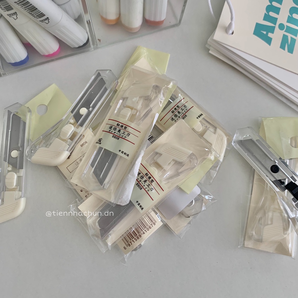 RỌC GIẤY MINI TRONG SUỐT MUJI STYLE (ảnh thật) - Tiệm nhà Chun | Shopee ...