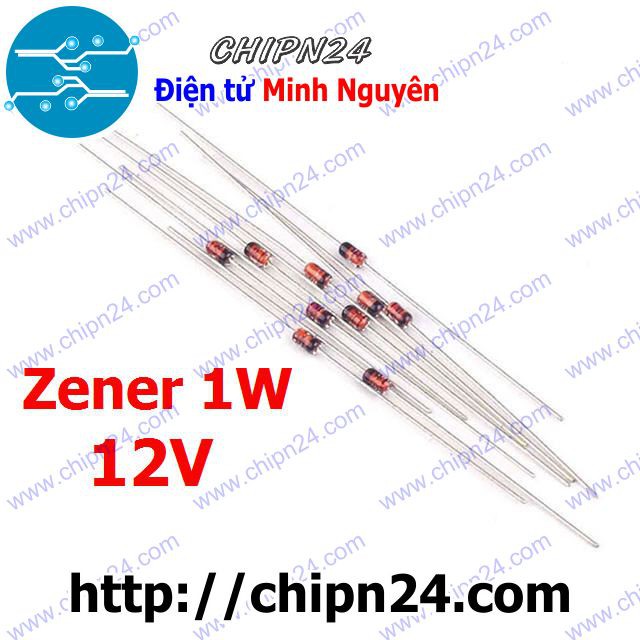 [10 CON] (KG2) Diode Zener 1W 12V DIP 1N4742A | Shopee Việt Nam