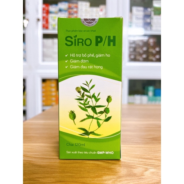 [Chính hãng] Siro ho PH hỗ trợ bổ phế, giảm ho, giảm đờm, đau rát họng (Chai 120ml) | Shopee ...