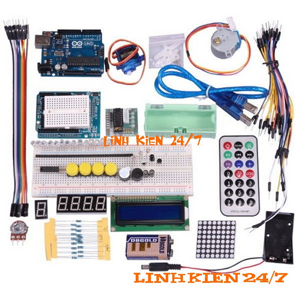Bộ Kít Học Tập Arduino Uno R3 Cơ Bản Full | Shopee Việt Nam