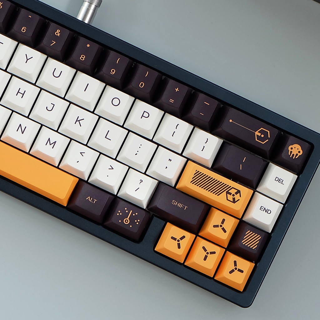 PBT keycap Cherry Profile 140 Keys Dye Sublimation ANSI Layout Keycap ...