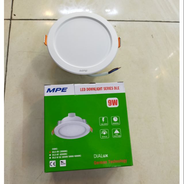 Âm trần MPE d90-9w,đèn led âm trần MPE chính hãng 9w | Shopee Việt Nam