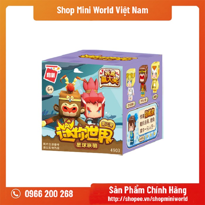 Mô hình Mini World Nhân Vật Bí Ẩn Series 3 [Gửi 1 Hộp Ngẫu Nhiên ...