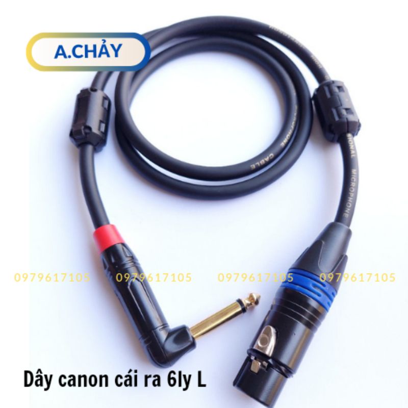 Dây canon cái ra đầu 6ly cong | Shopee Việt Nam