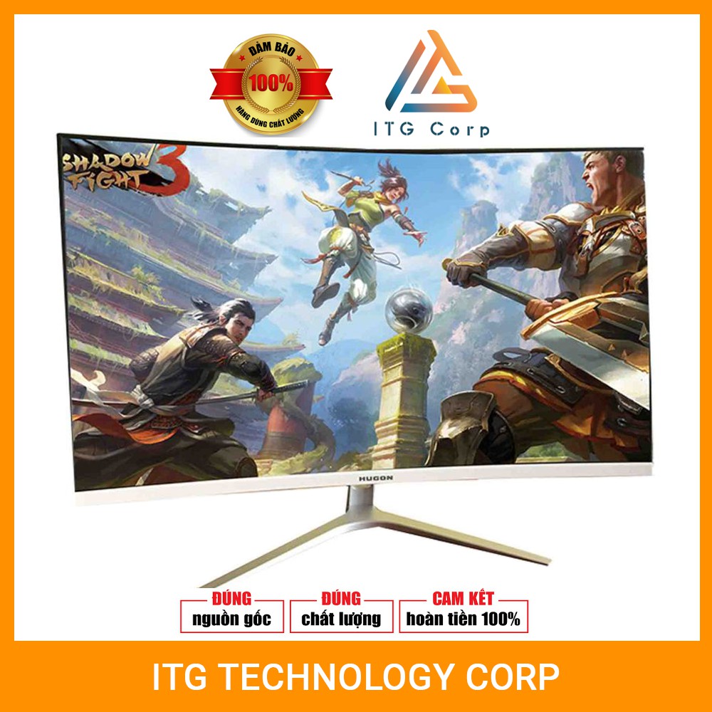 Màn hình máy tính cong Full Viền 24/27 inch 75Hz Mới HUGON | Shopee ...
