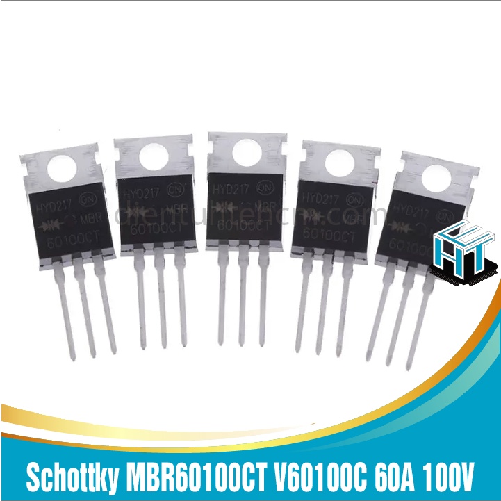 Diot Schottky MBR60100CT V60100C 60A 100V TO-220 | Shopee Việt Nam