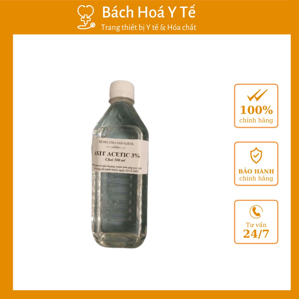 (Hoả tốc) Dung dịch Axit Acetic 3%, Chai=500ml | Shopee Việt Nam