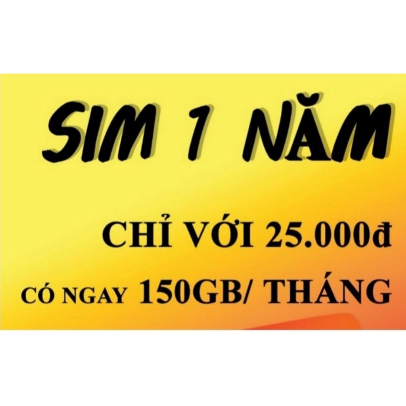 Sim 2000 ( Sim 1 năm) sài thoải mái cả năm. 5GB/ngày | Shopee Việt Nam