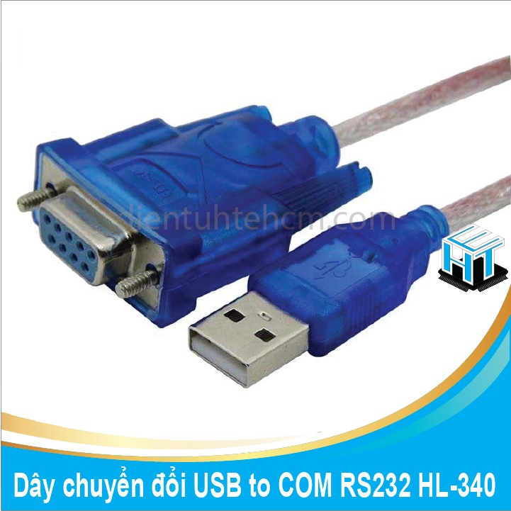Dây chuyển đổi USB to COM RS232 HL-340 | Shopee Việt Nam