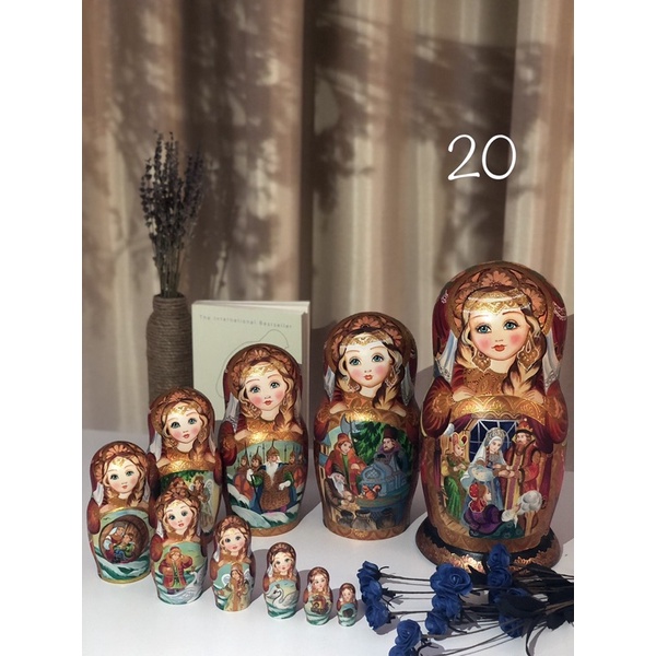 Búp bê Nga - Matryoshka 10 packs (MS20) | Shopee Việt Nam