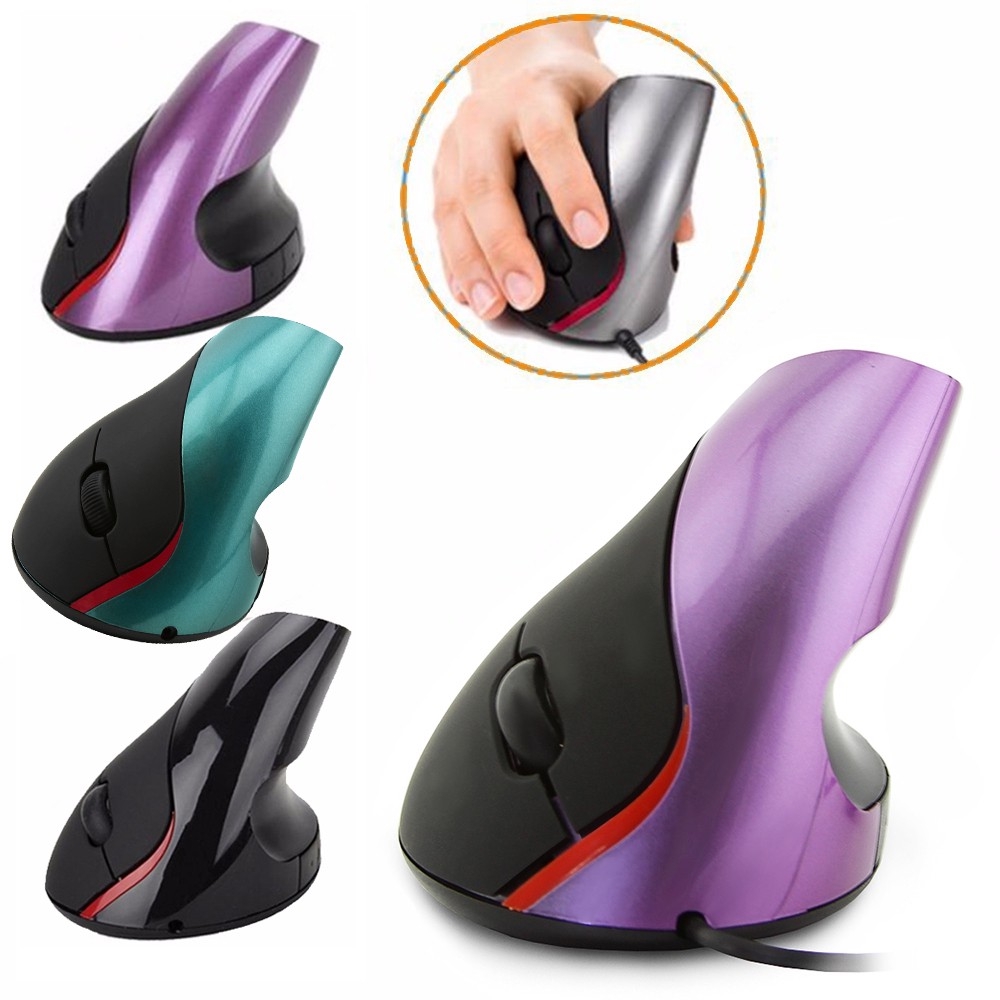 Chuột Gaming Chuột Máy Tính Có Dây Dáng Đứng Chống Mỏi Cổ Tay 1600 DPI ...