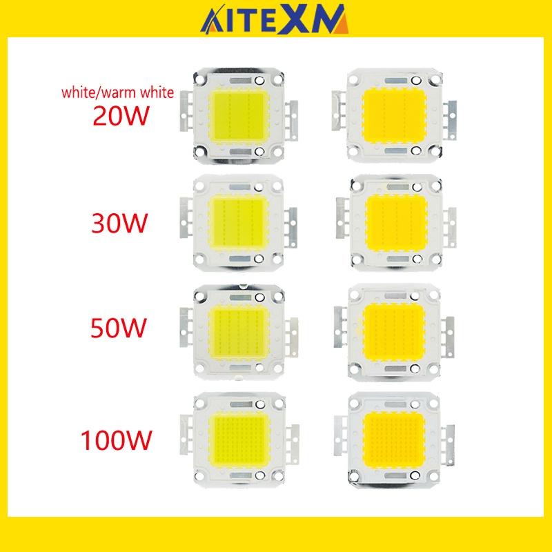Chip Đèn LED Trắng Công Suất Cao 10W 20W 30W 50W 100W 24*44mil 32V-34V 3200K-6500K 600-3000MA ...