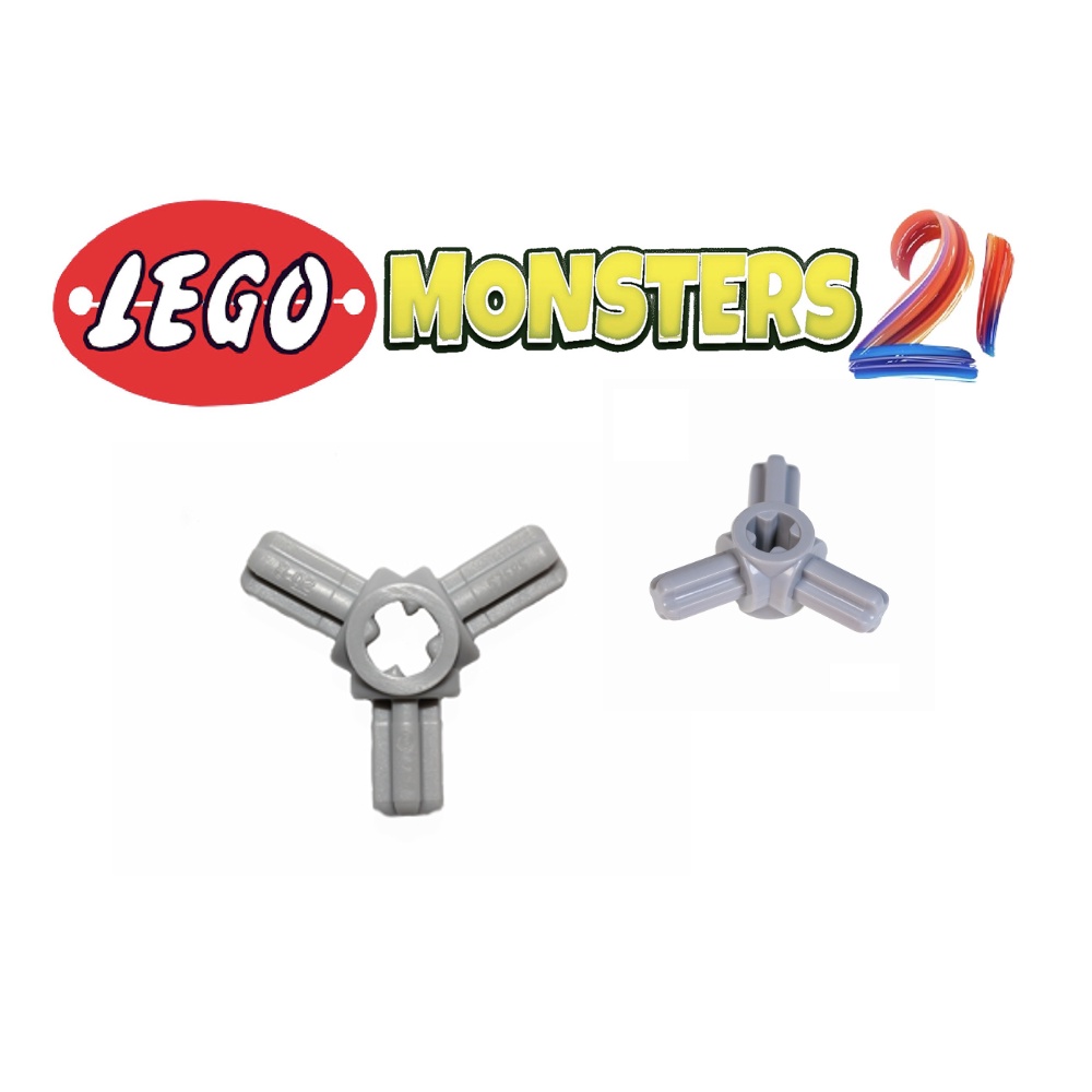 [LEGO MONSTER21]-57585-Technic, Axle Connector Hub with 3 Axles ...
