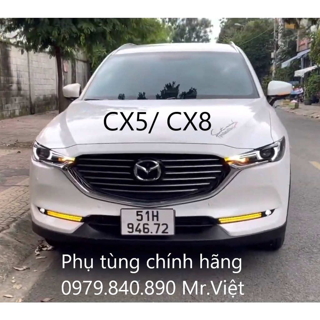 Cặp Đèn Led gầm 2 màu Daylight + Xi nhan Audi cho Mazda CX5 CX8 ( 2018 - 2024 ) | Shopee Việt Nam