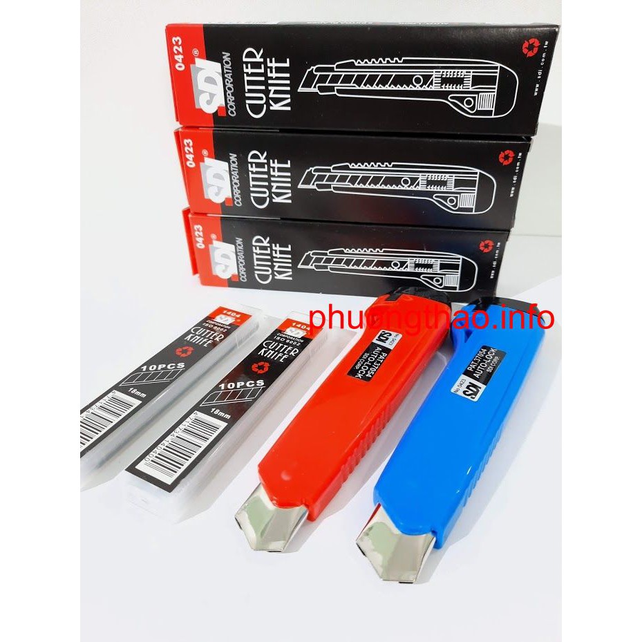 Dao dọc giấy SDI 0423 loại to, SDI 0404 loại nhỏ, lưỡi dao to, nhỏ ...