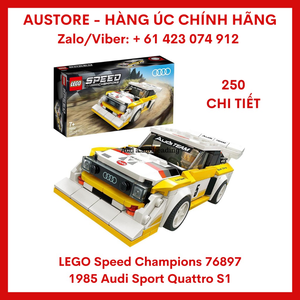 [LEGO CHÍNH HÃNG] 76897 - Siêu Xe Audi Sport Quattro S1 (LEGO Speed ...