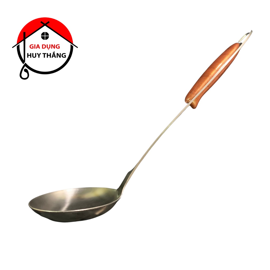 Môi, Muôi, Vá Múc Canh Inox, Cán Giả Gỗ | Shopee Việt Nam