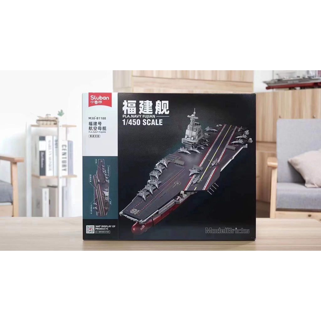 (Có Sẵn ) đồ chơi Lắp ráp mô hình Sluban M38-B1188 PLA.NAVY FUJIAN ...