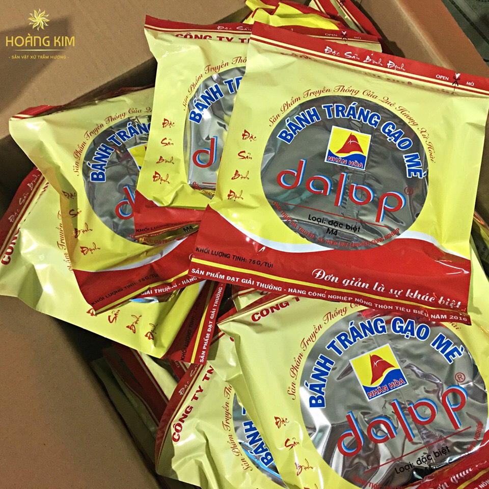 COMBO 20 BÁNH DALOP GẠO MÈ NƯỚNG SẴN [ Bánh tráng gạo Bình Định ] 4 cái/bịch | Shopee Việt Nam