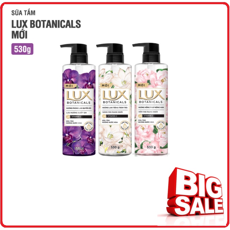 Sữa Tắm LUX Botanicals Hương Nước Hoa Chai 570g ( Mẫu Mới ) | Shopee Việt Nam