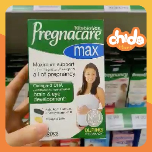 [Chính hãng] [Có sẵn] Viên bổ bầu Pregnance Max UK | Shopee Việt Nam