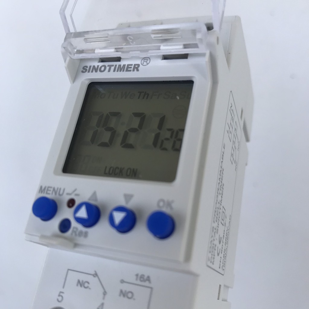 Timer 24h 7 ngày TM928RAK-16A Sinotimer chuyên dụng cài CHUÔNG REO ...