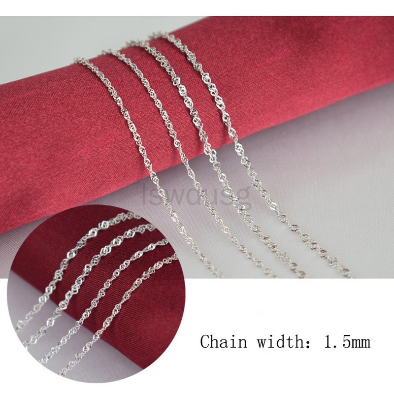 Vòng cổ Bạc s925 Ý 1.5mm Cho Nữ 16-24 inches | Shopee Việt Nam
