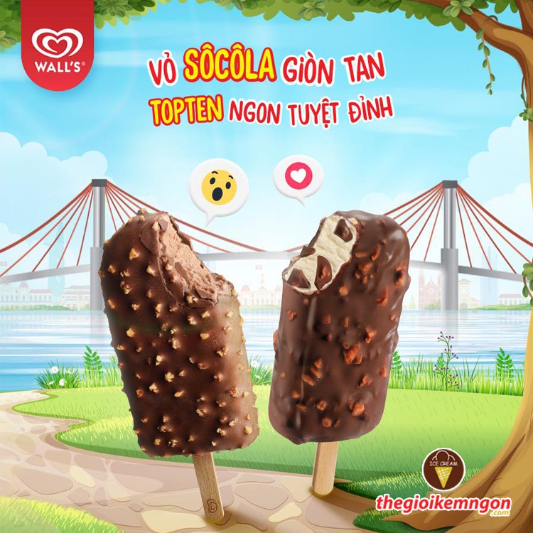 Kem socola Wall's Topten 70ML | Shopee Việt Nam