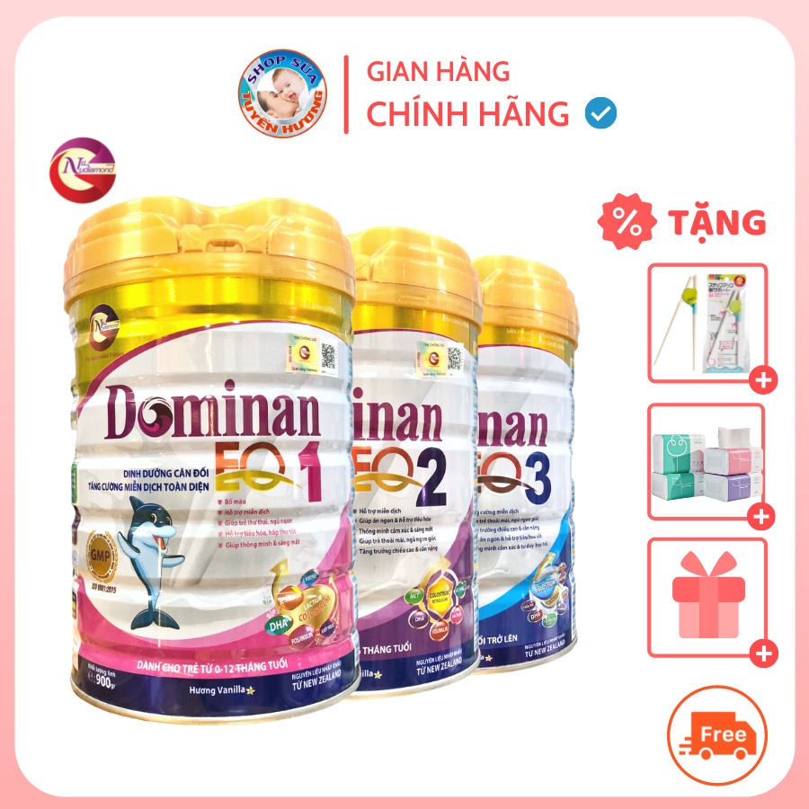 Sữa Dominan EQ 1-2-3 Hộp 900G - 400G Chính Hãng | Shopee Việt Nam