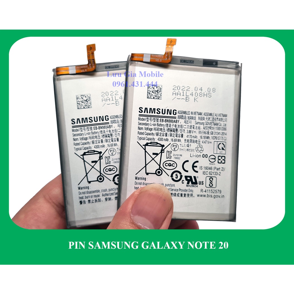 Pin Samsung Galaxy Note 20 zin hãng N980 | Shopee Việt Nam
