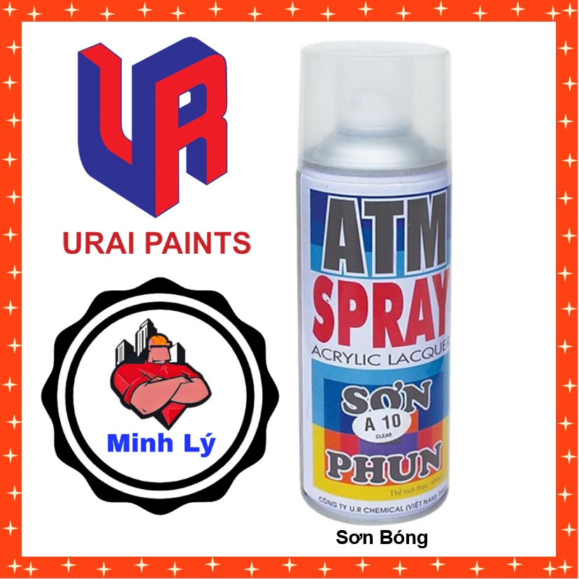 [Hỏa Tốc] Thùng 12 Chai Sơn Phun Bóng A 10 ATM Spray Cao Cấp (400ml ...