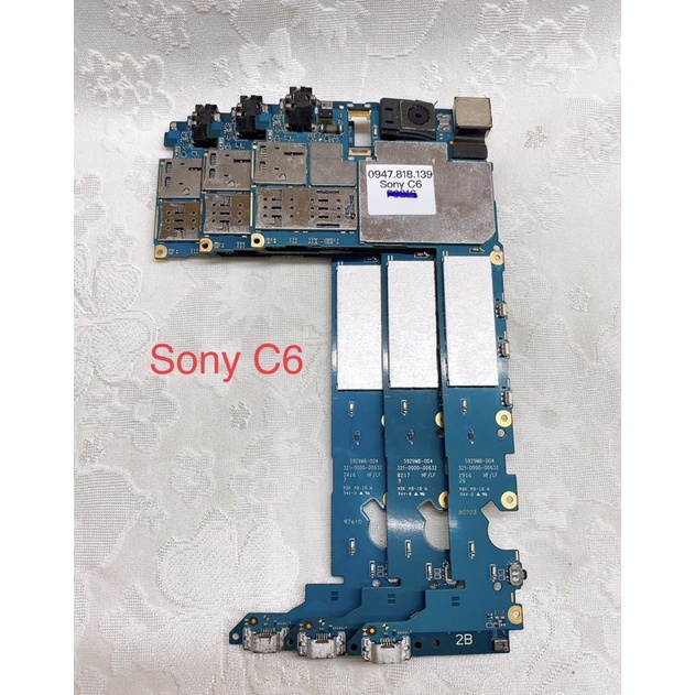 Main Sony C6 , zin tháo máy, full chức năng. Mainboard -bo mạch sony c6 ...