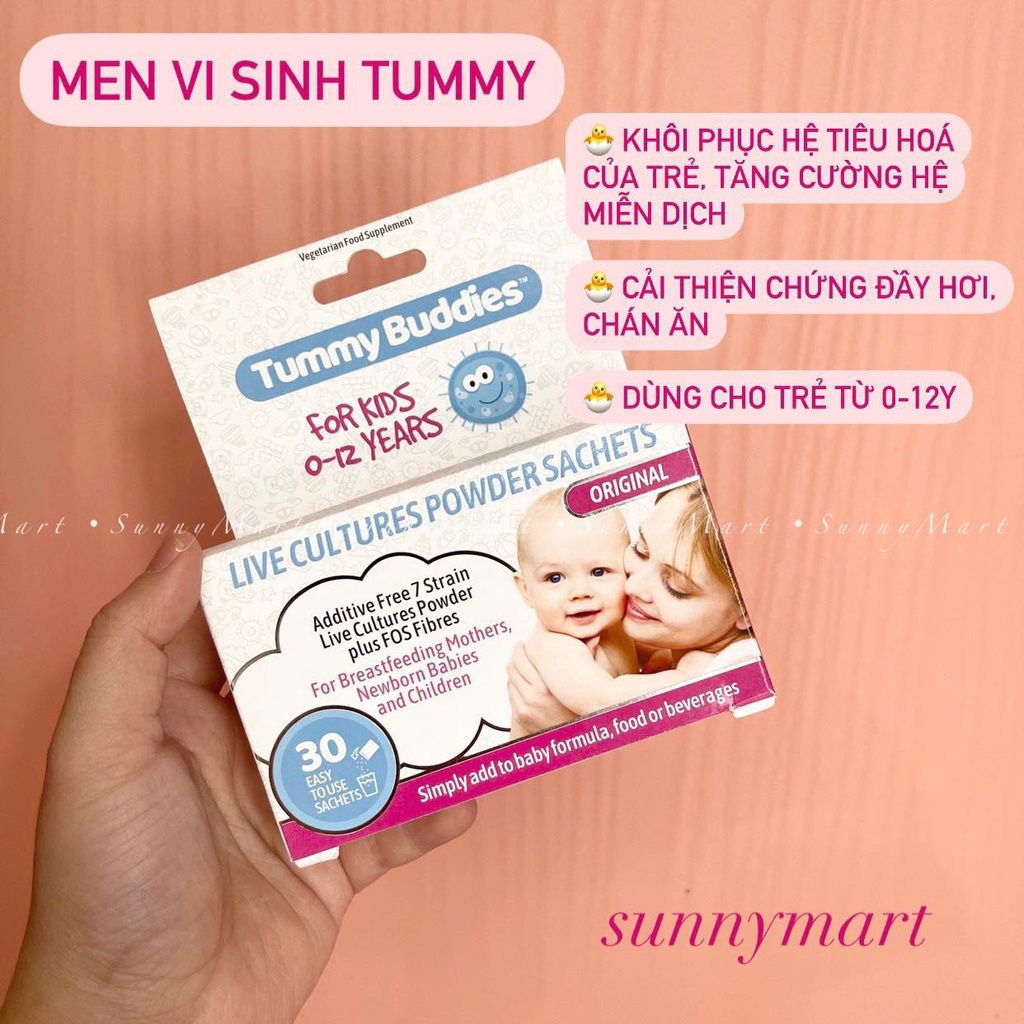 Men vi sinh Tummy Buddies (30 gói) | Shopee Việt Nam