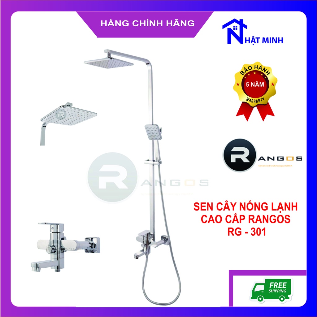 Bộ sen cây tắm đứng cao cấp Rangos RG-301 hàng chất lượng | Shopee Việt Nam