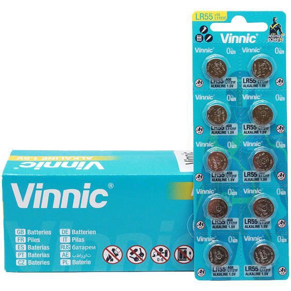 Vỉ 10 Pin cúc áo VINNIC AG8 / LR1120 / L1121/ 391 CHÍNH HÃNG dùng cho ...