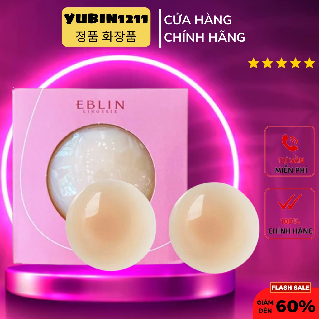 Miếng dán ngực silicon nhiệt tự thân EBLIN dán ti siêu mỏng ôm khít | Shopee Việt Nam